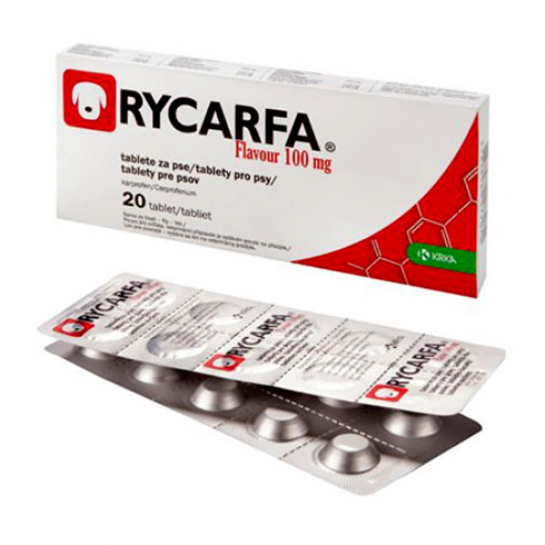 KRKA Rycarfa® Flavour 100mg 20 tableta | VetAnima